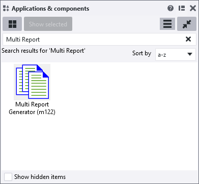 Multi Report Generator (m122) | Tekla User Assistance